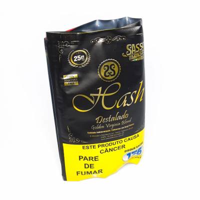 Tabaco Hash Destalado Virginia Blend - 25g - Cia do Charuto